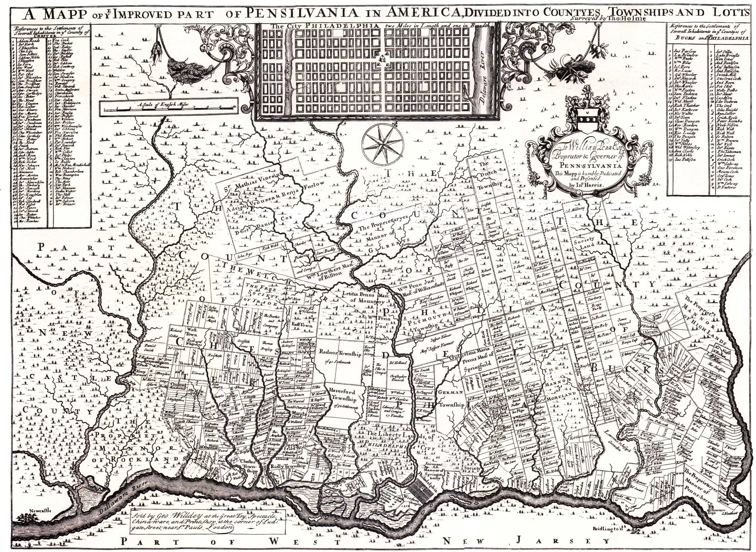 Quaker Land Map | My Search for the Past